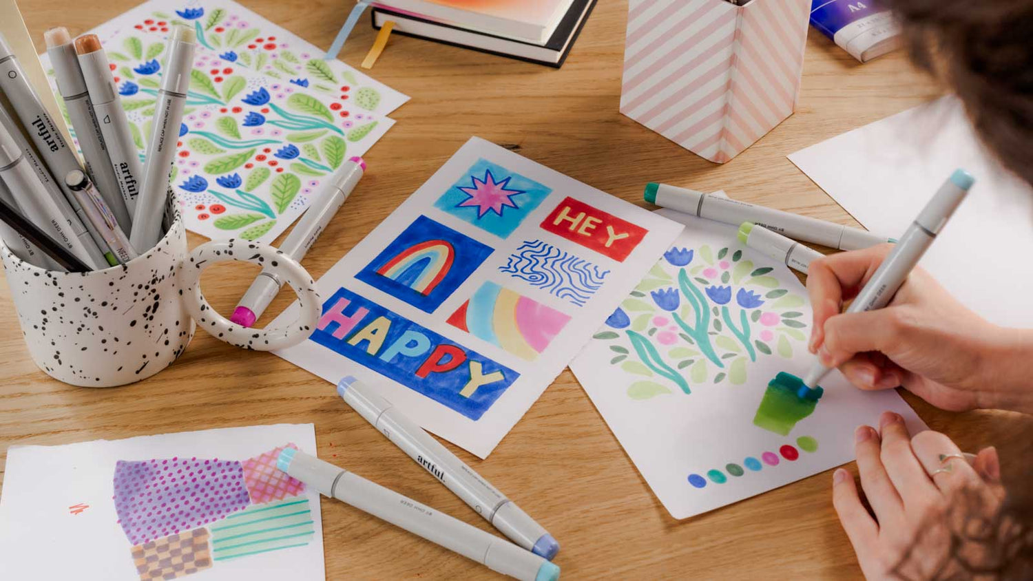 Vivid Creations Begin Here: Artful Studio Marker Pen Box 🎨